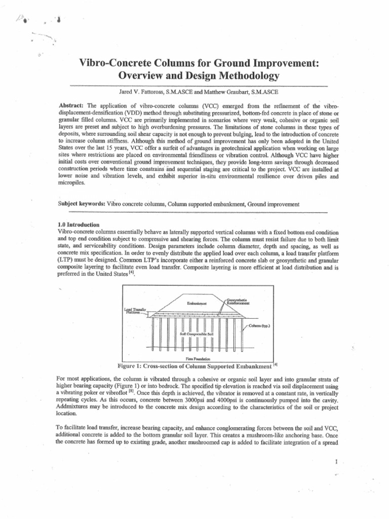 Fattoross ASCE233 ImprovementMethods VCC | PDF