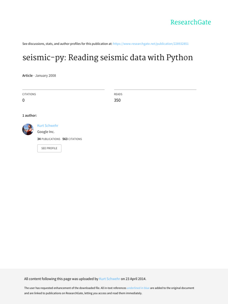 seismic_py_Reading_seismic_data_with_Pyt | PDF