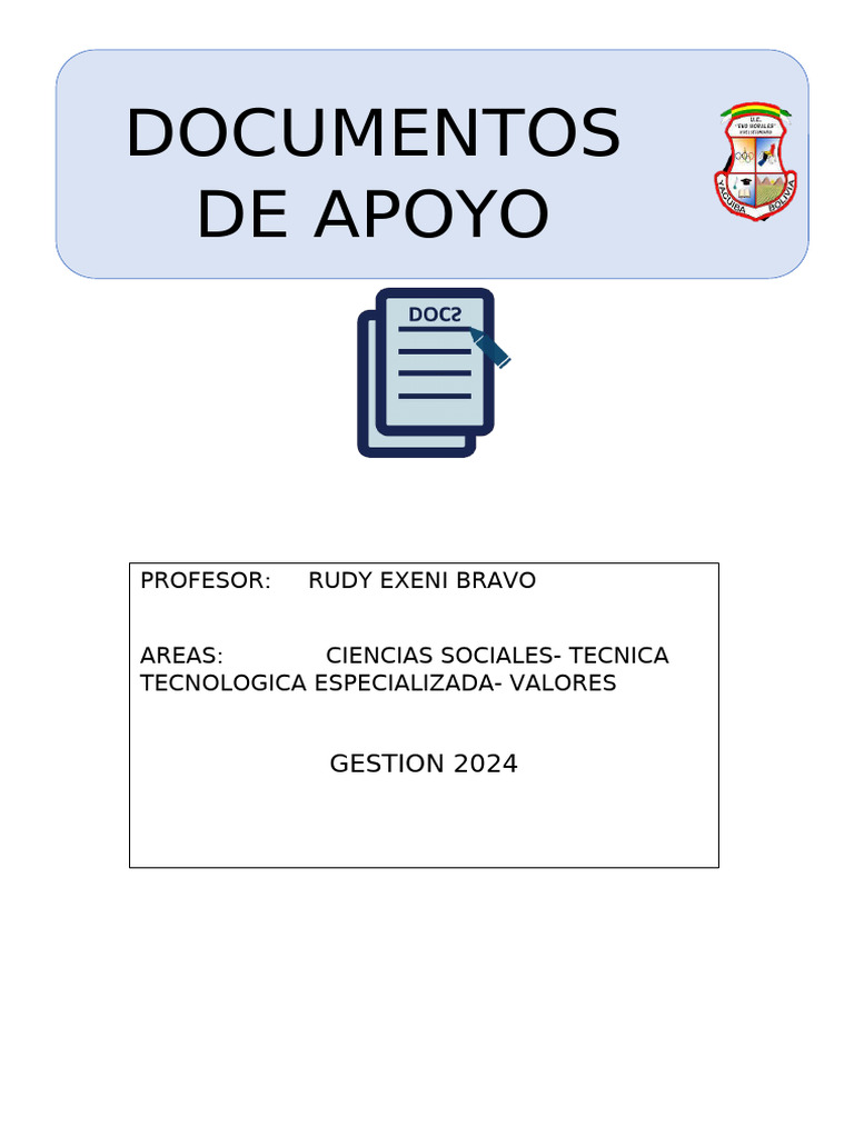 Documentos de Apoyo | PDF