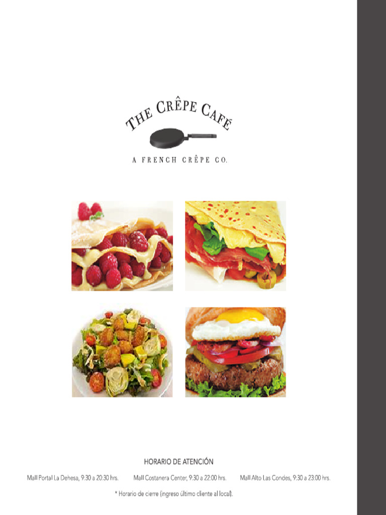 Menu Ingles | PDF