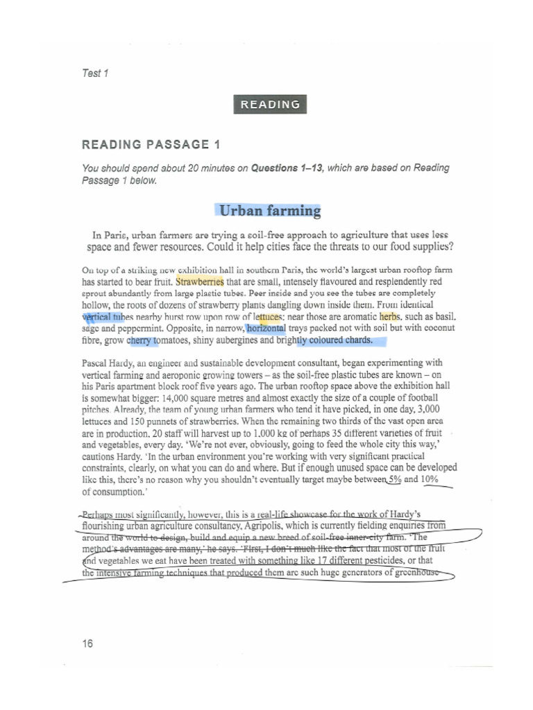 IELTS Reading 1 2 | PDF