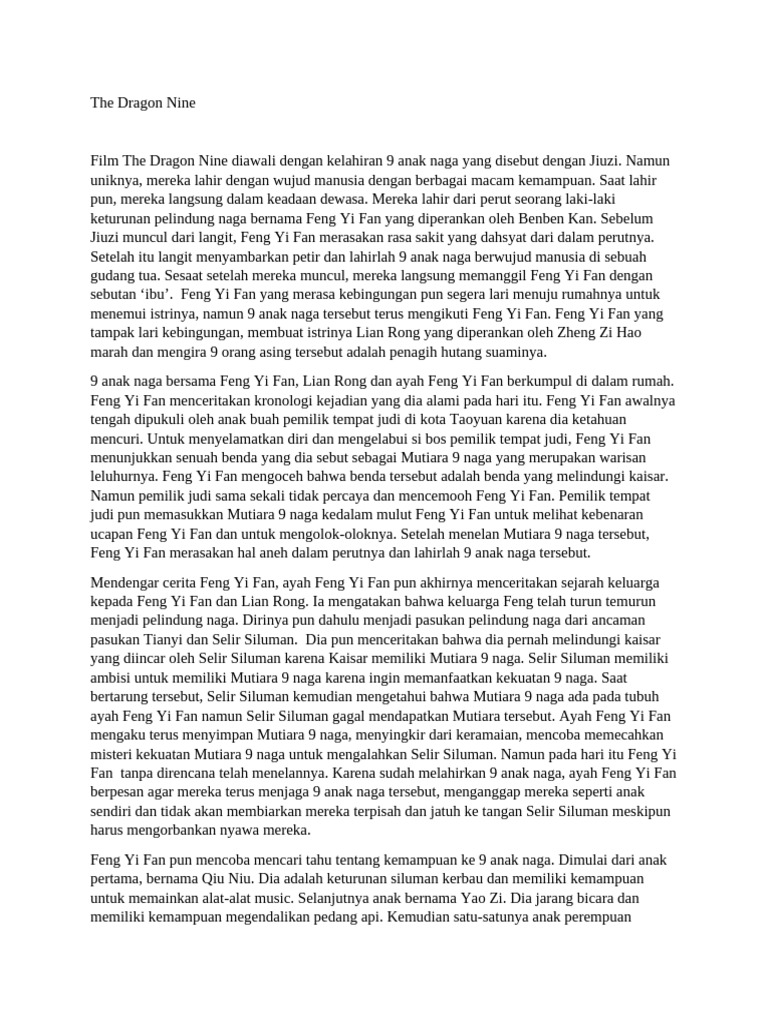 The Dragon Nine | PDF