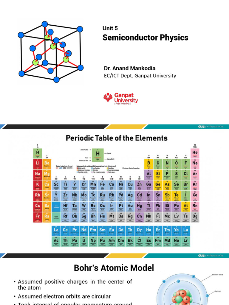 GUNI 5 - Semiconductor Physics | PDF