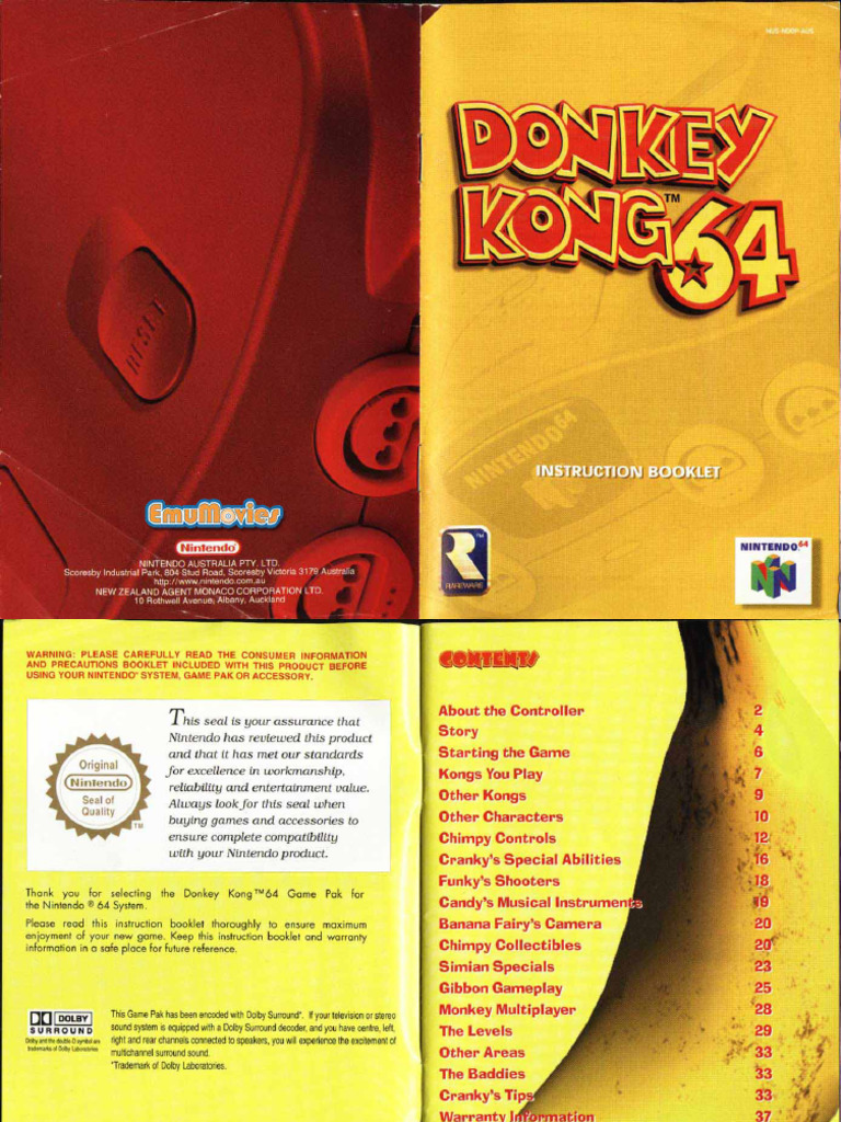 Donkey Kong 64 (USA) | PDF