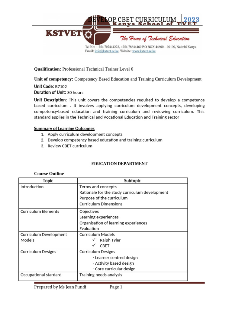 Cbet Curr Notes | PDF