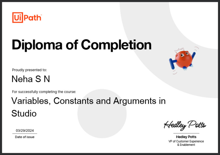 Learning Path Certificate | PDF