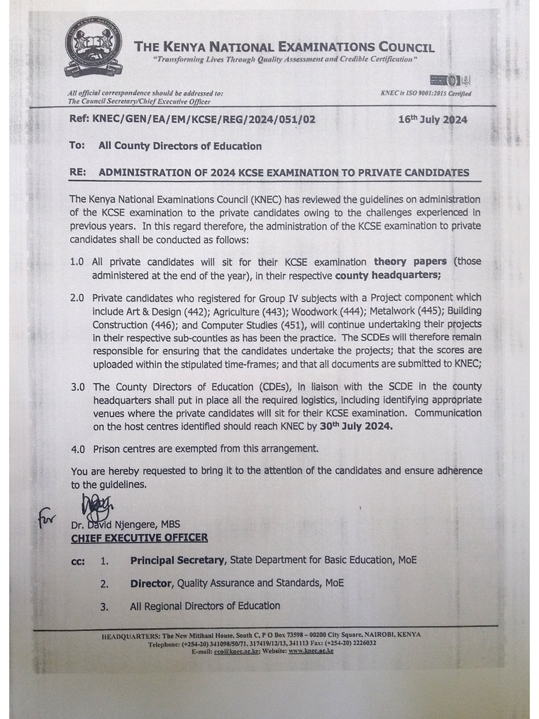 KNEC | PDF