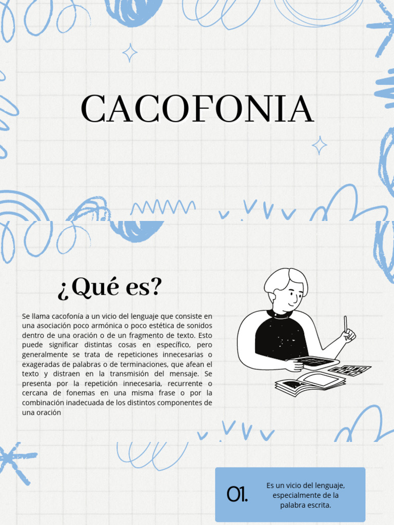 Definición y ejemplos de cacofonía | PDF