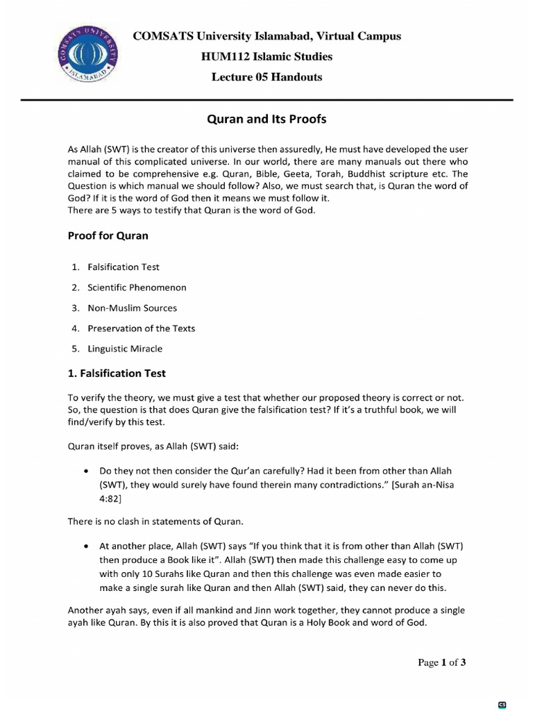 HUM112 Handouts Lecture05 | PDF