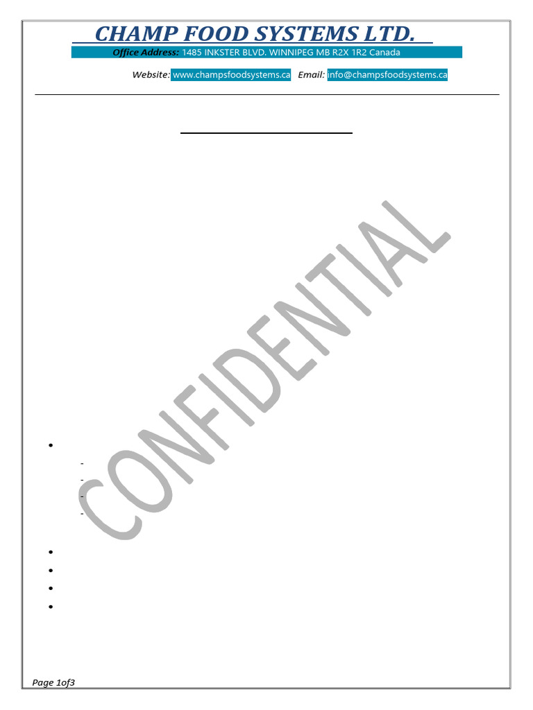 cham offer letter | PDF