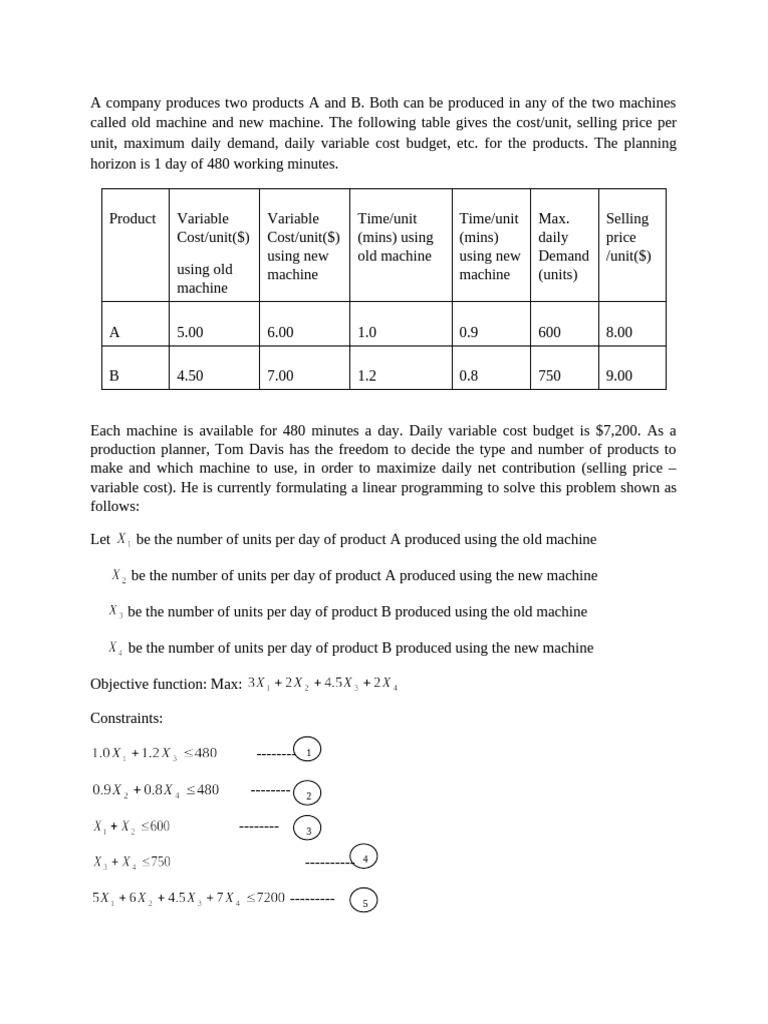 Example Sensitivity Analysis - 1 | PDF