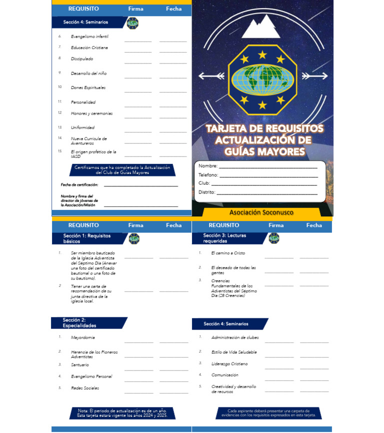 Tarjeta de Actualización GM 2024 Imprimir | PDF