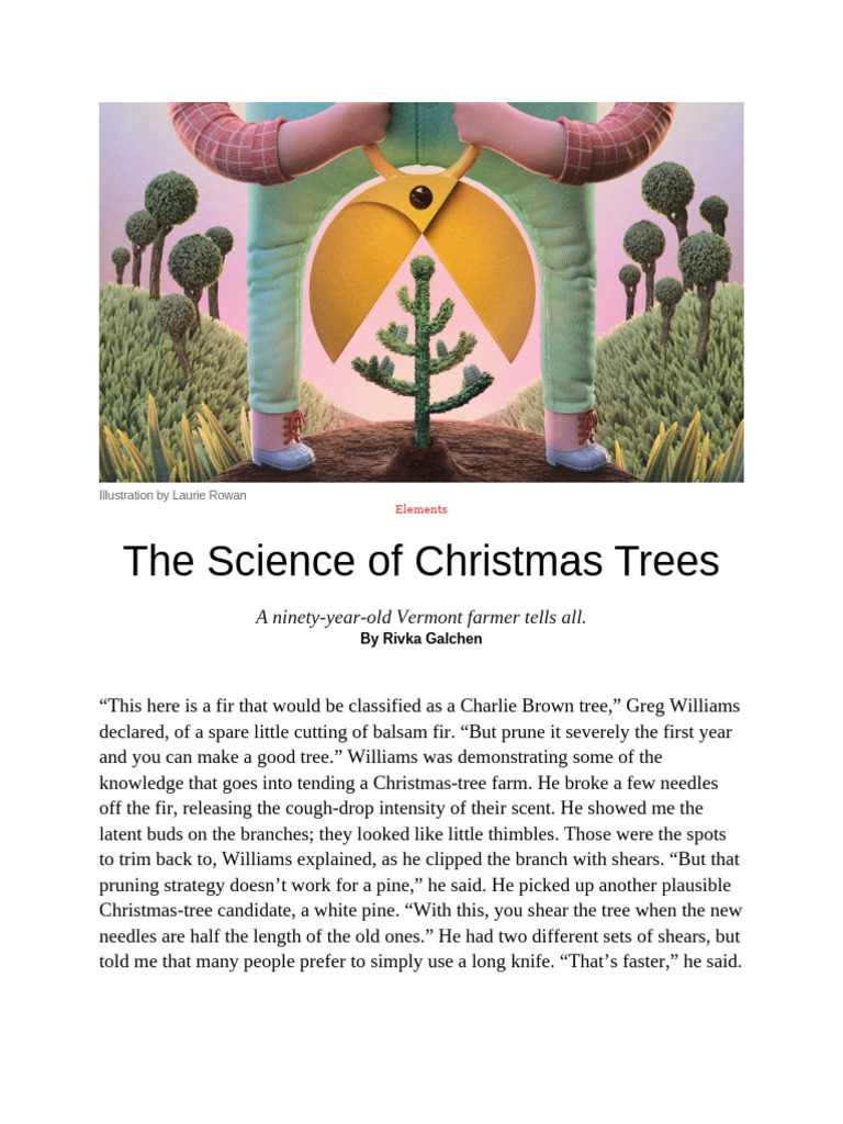 THE Science of Christmas Trees | PDF