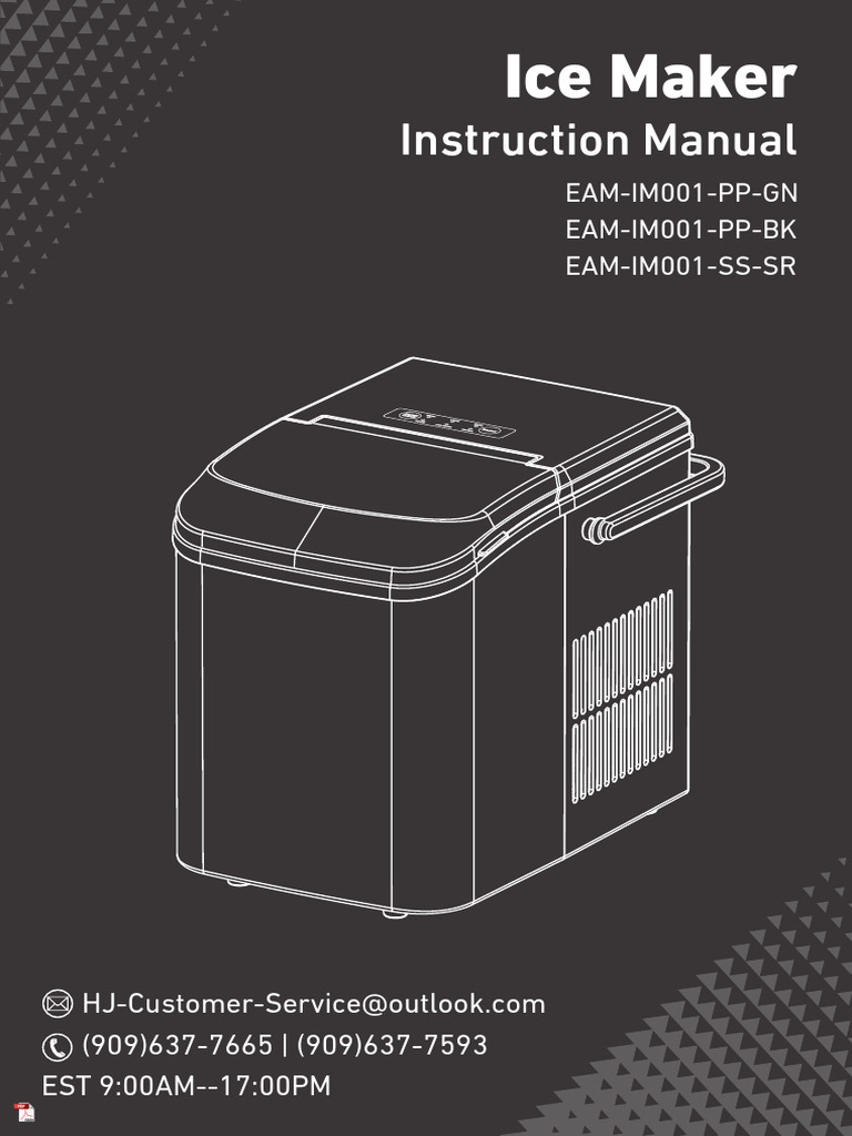 Ice Maker Manual | PDF