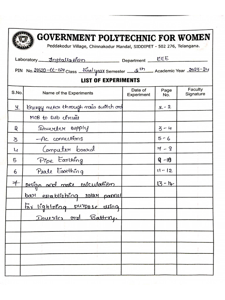 Instalation Lab Pdf
