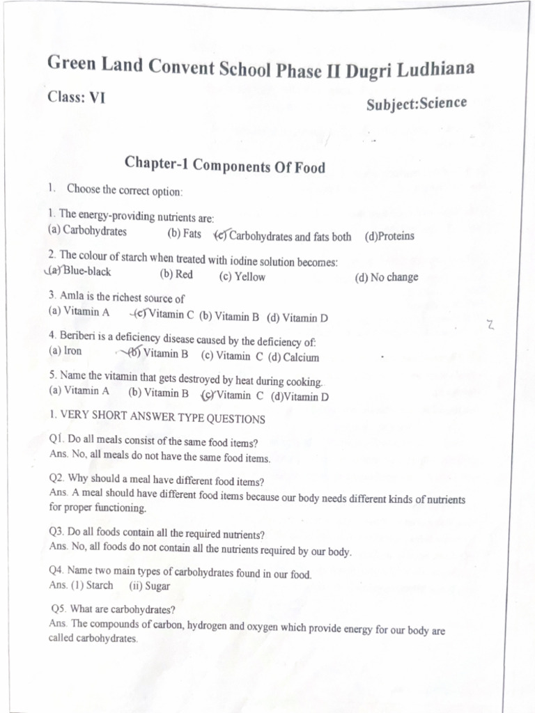 Science All Assignments | PDF