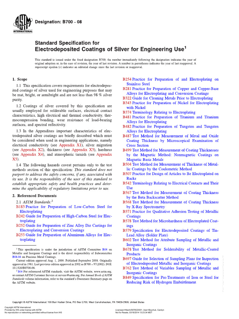 Astm B700 | PDF