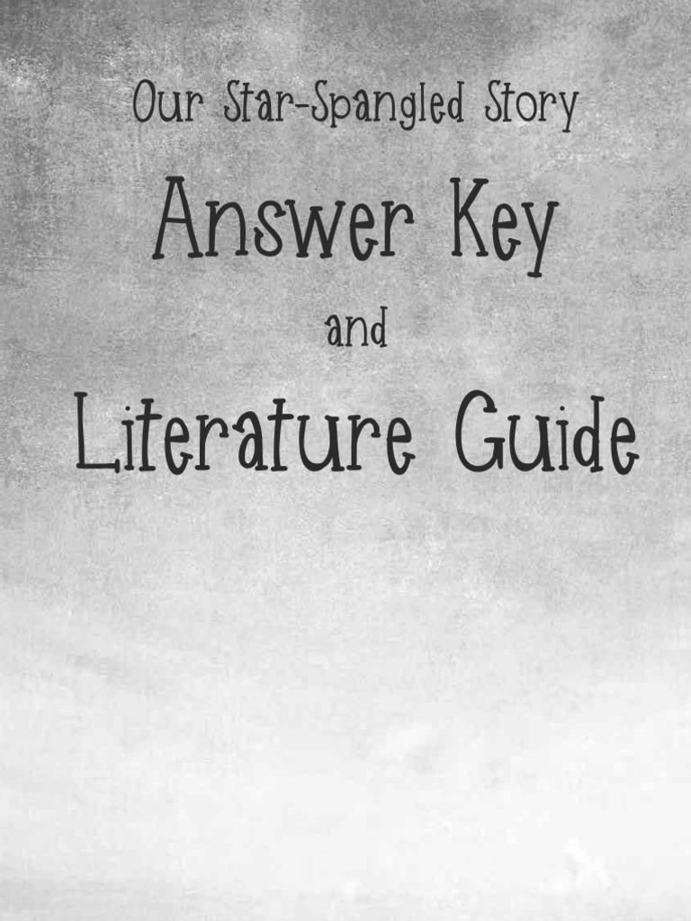 Our Star-Spangled Story Answer Key | PDF