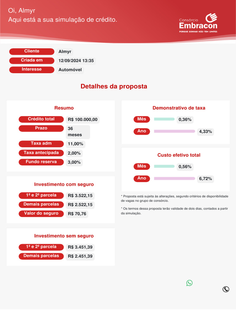 Proposta Almyr. | PDF