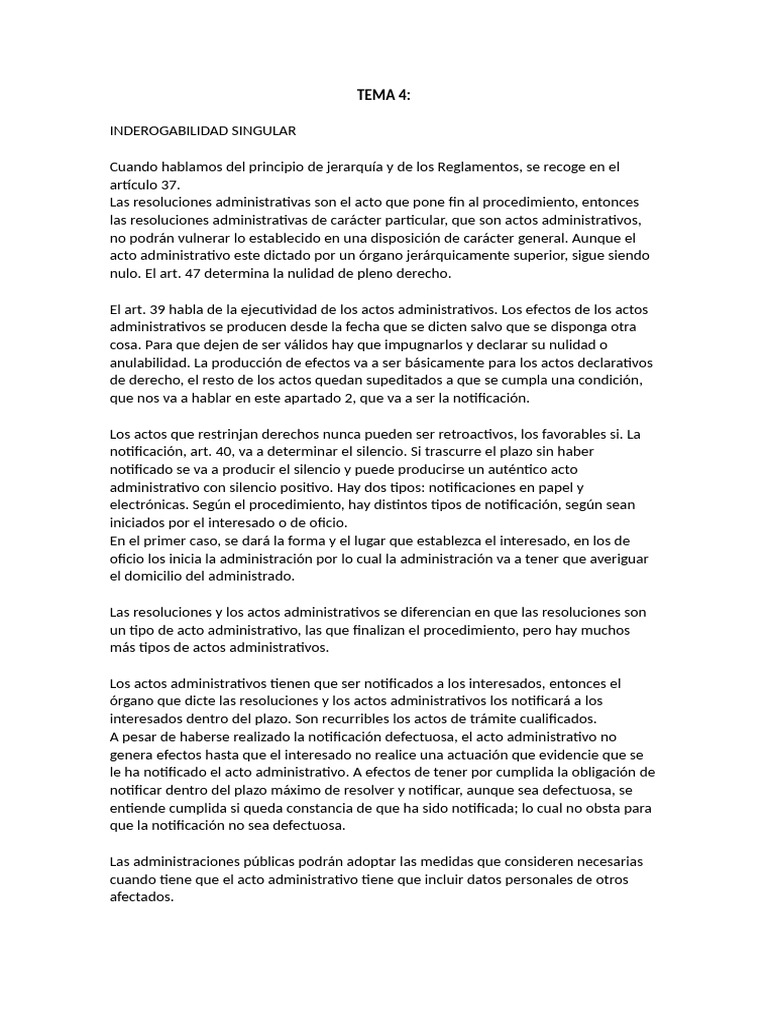 Tema 4 Admin | PDF | Justicia | Derecho