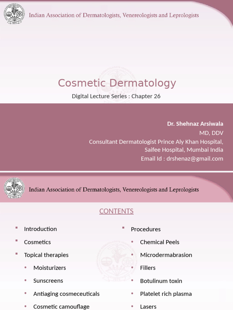 cosmetic dermatology | PDF