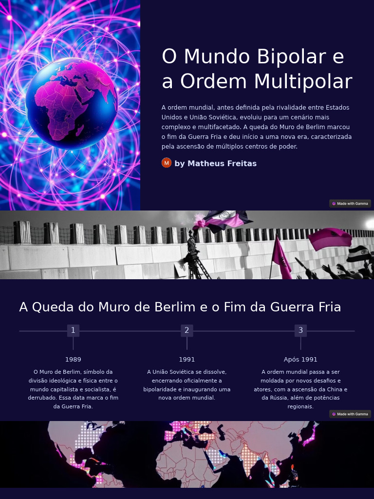 O Mundo Bipolar e A Ordem Multipolar | PDF | Multilateralismo | Guerra Fria