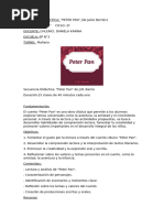 Novela 4to 2023 | PDF | Peter Pan