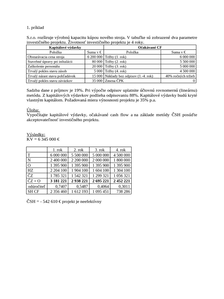 Príklady A Výsledky Na Opakovanie 1 | PDF