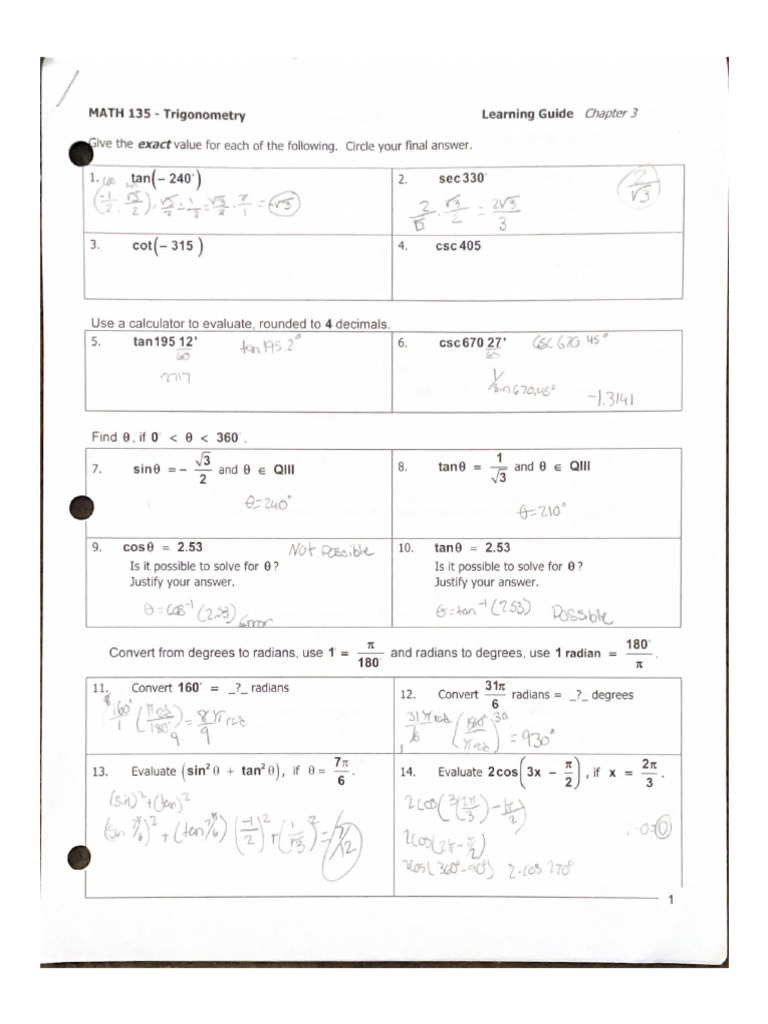 Learning Guide Chapter 3 | PDF
