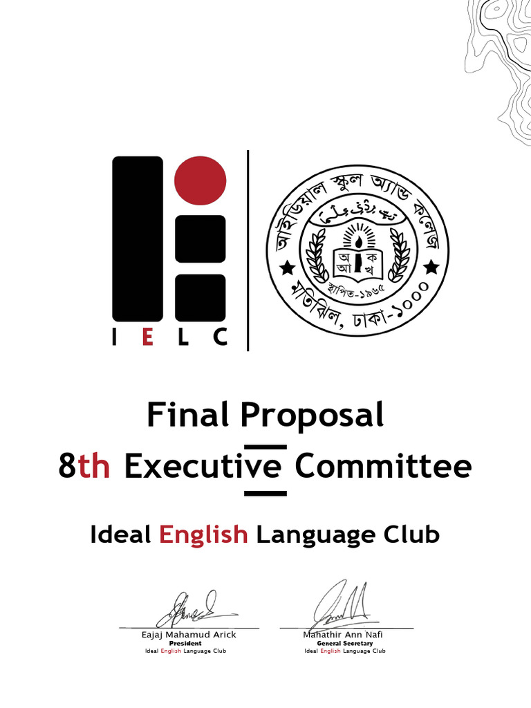 8th Executive Committee Proposal | PDF