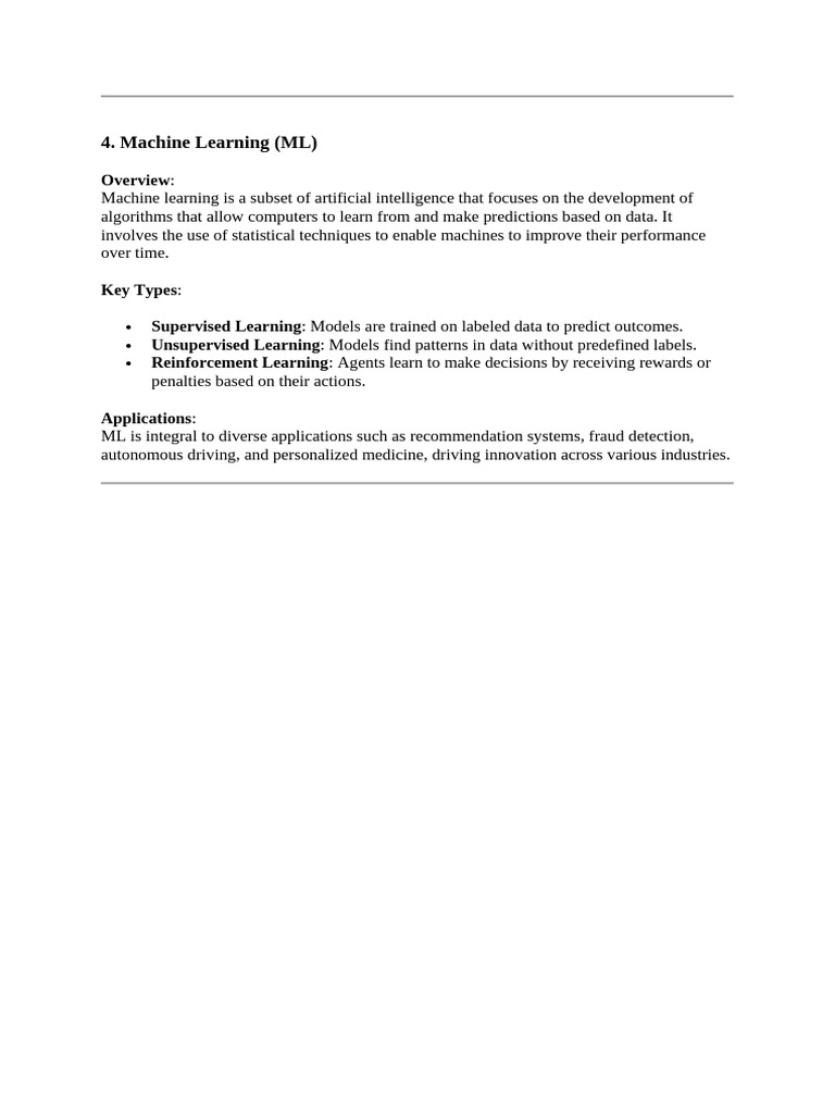 what is ML | PDF