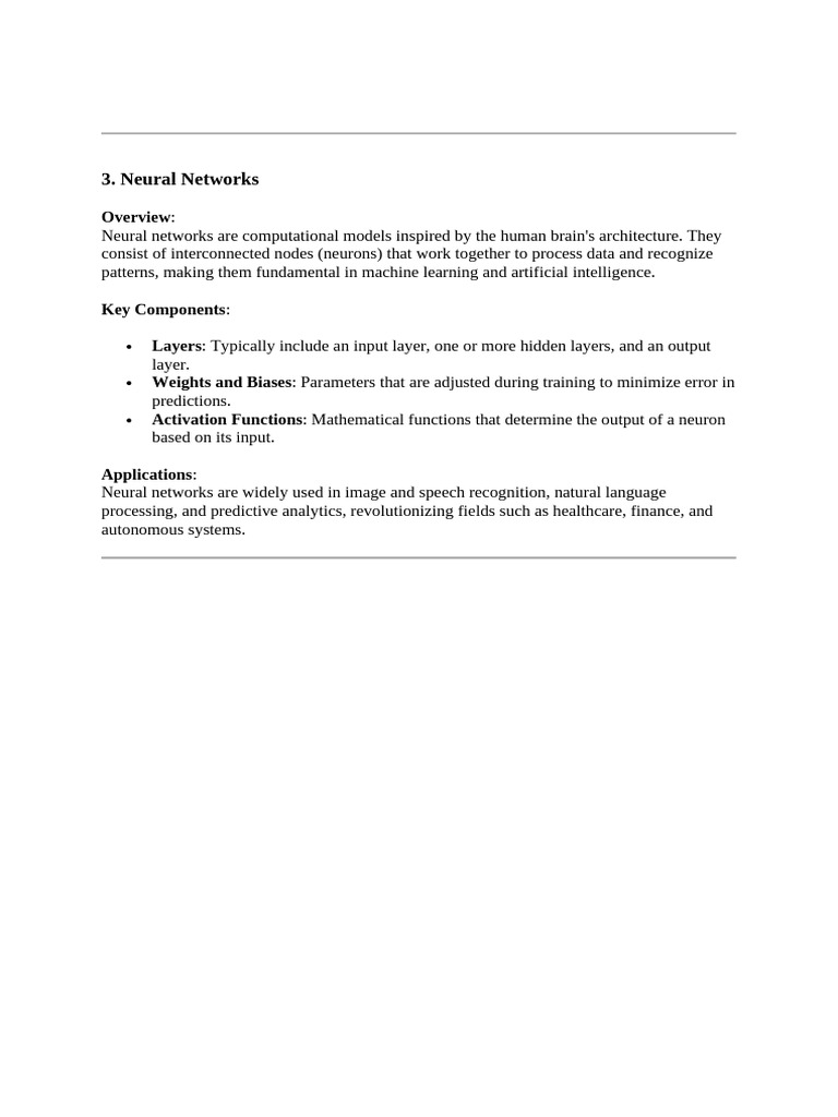 Neural Networks | PDF