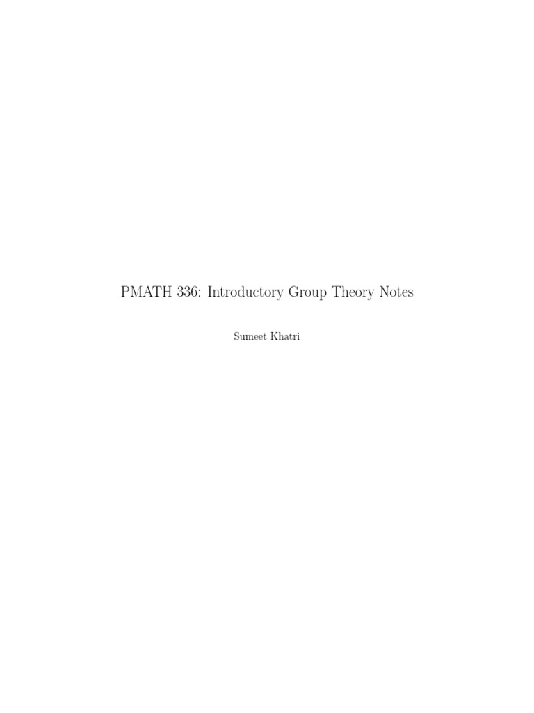 Group Theory Part 2 | PDF | Group Theory | Mathematics Group Theory Part 2 | PDF | Group Theory | Mathematics