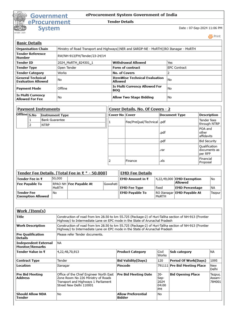 Eprocurement System Government of India - PDF 17 | PDF