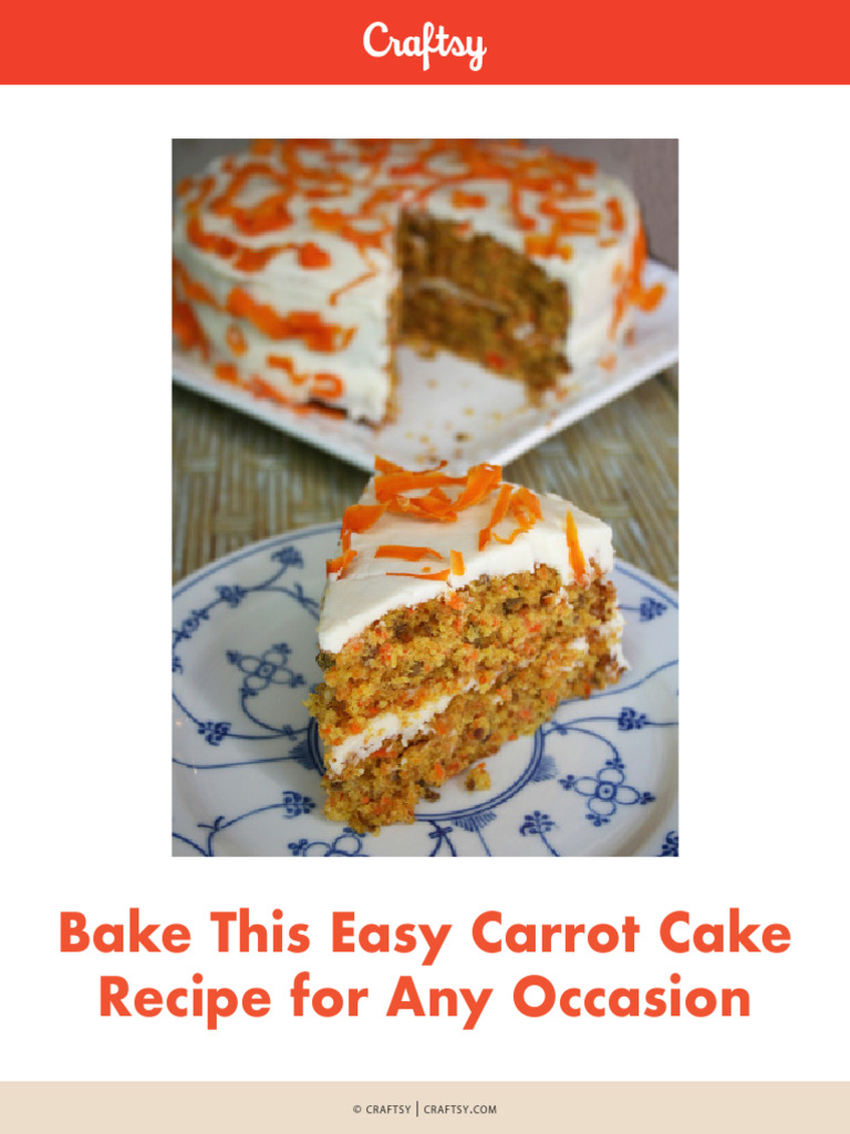 Craftsy PDF Carrot Cake | PDF