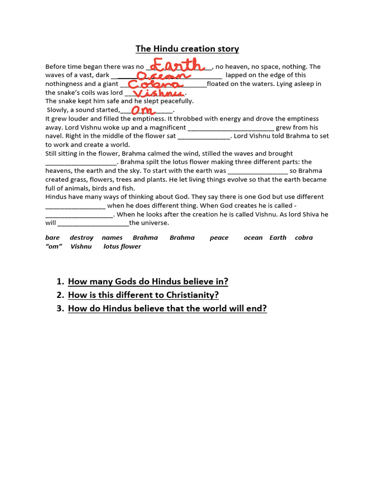 hindu-creation-story | PDF