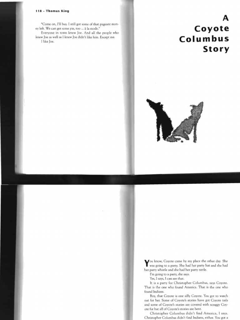 A Coyote Columbus Story by Thomas King | PDF