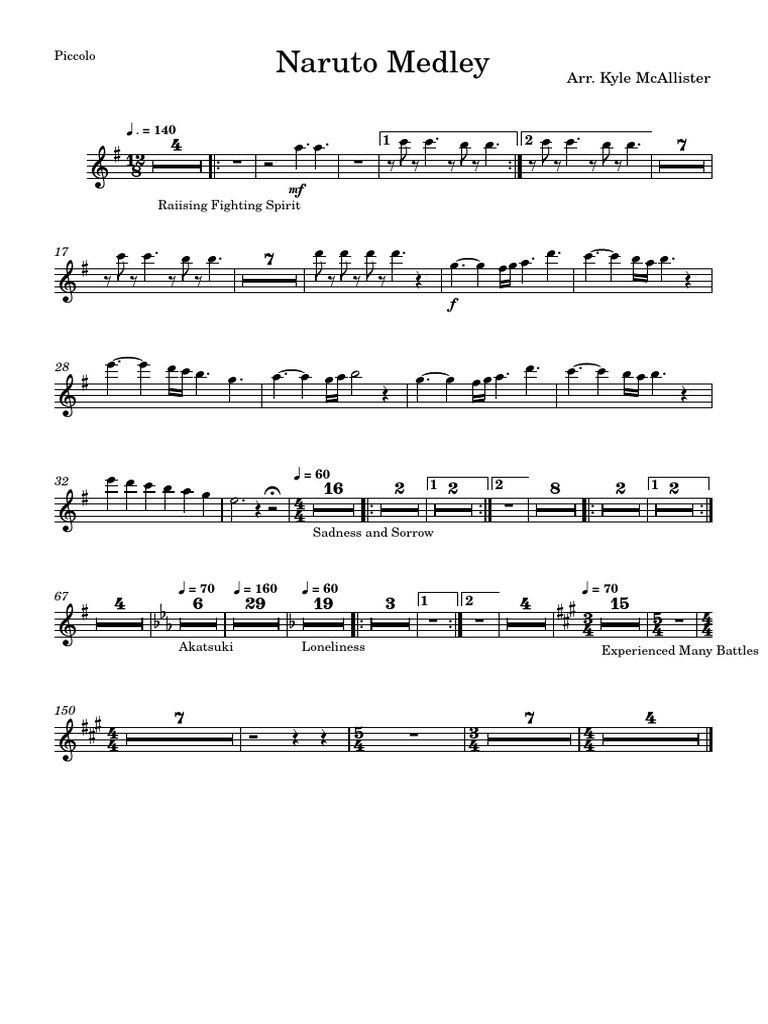 Naruto_Medley-Piccolo | PDF