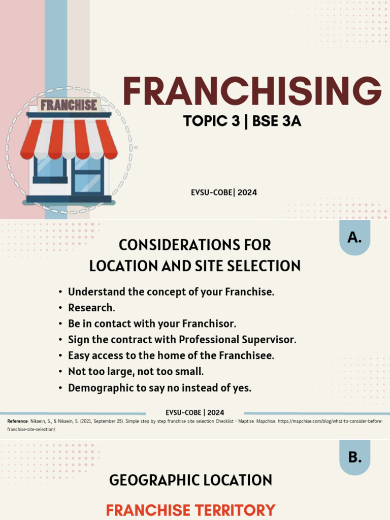 Topic 3 Franchising | PDF