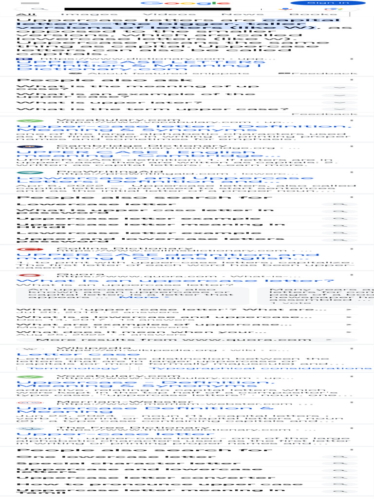 What Does Up Case Later Mean - Google Search | PDF