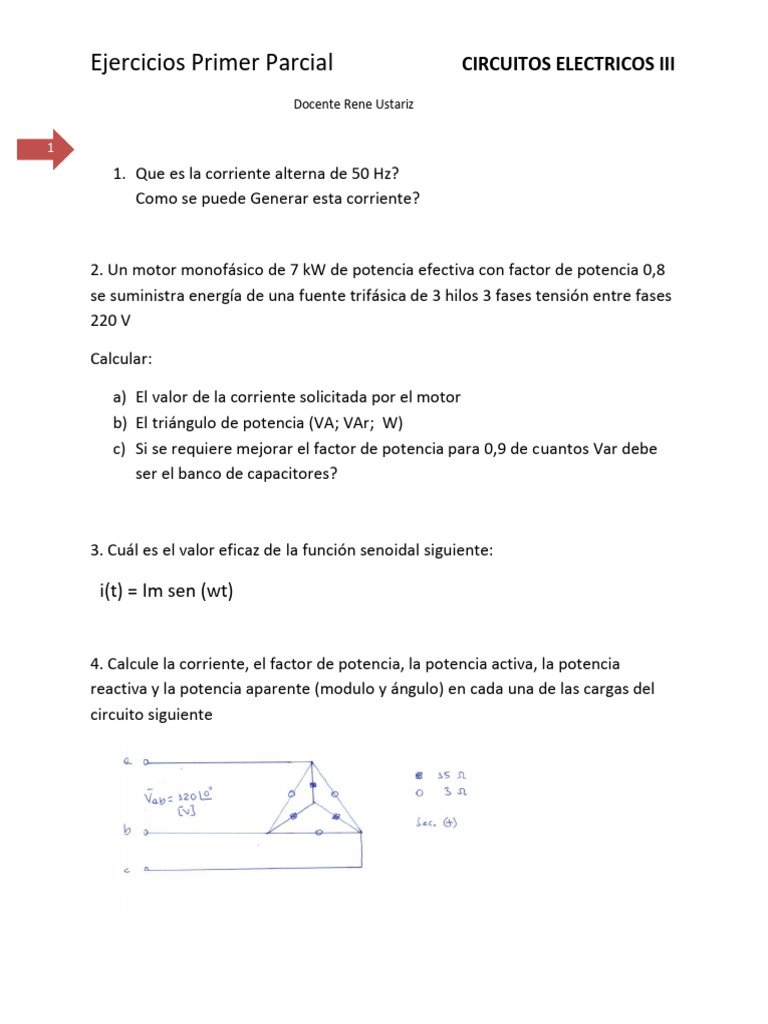 CIR III Ejercicios 1 para PP | PDF