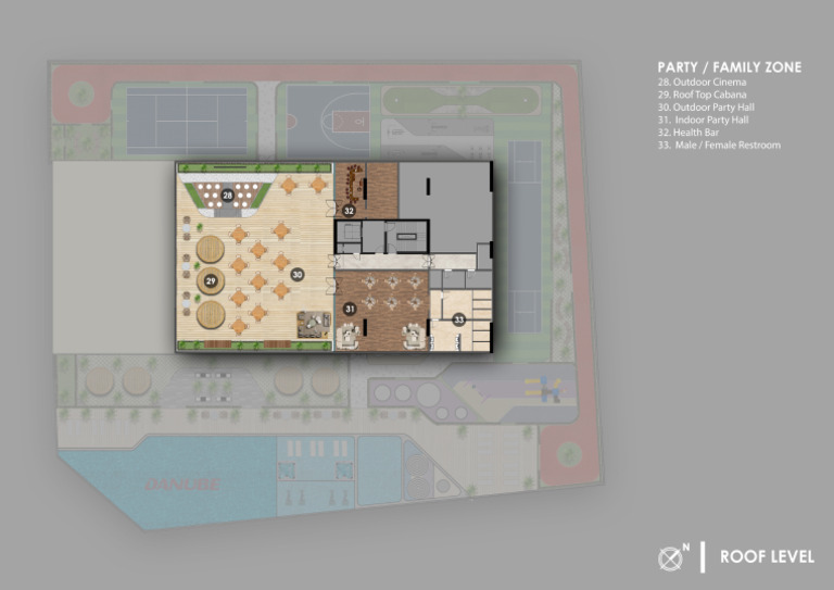Roof Level Layout OP1 | PDF