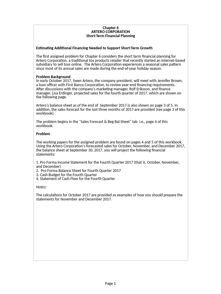 Chapter 6 Problem Working Papers FA21 Updated | PDF