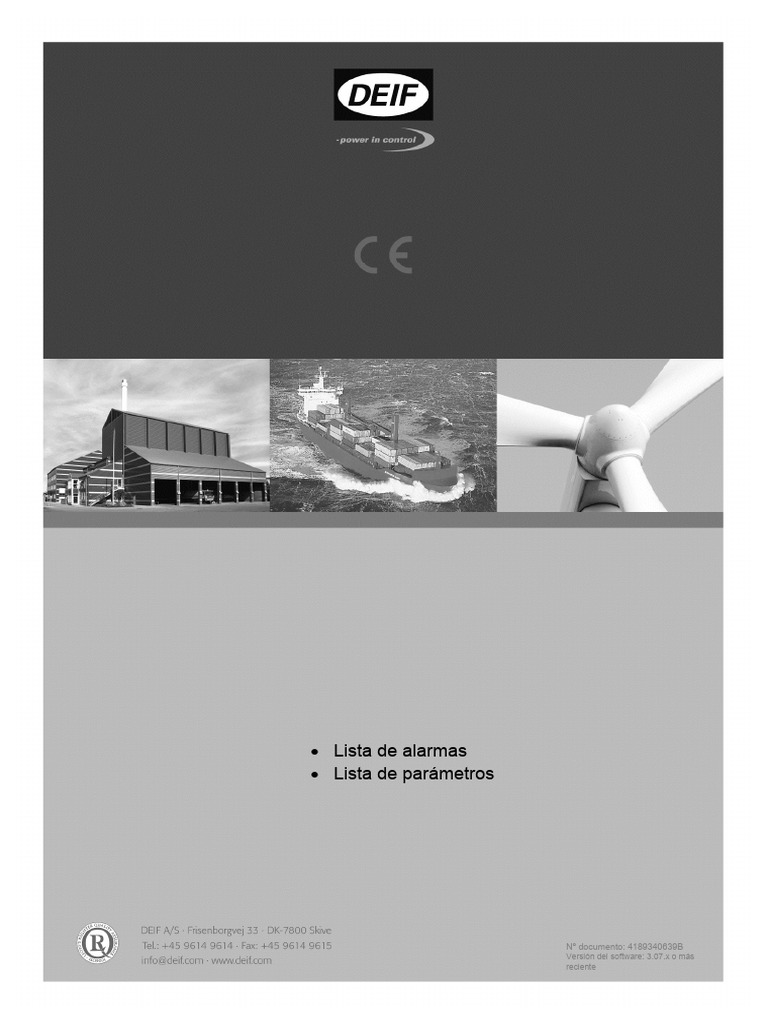 Alarmas de Motogenerador | PDF