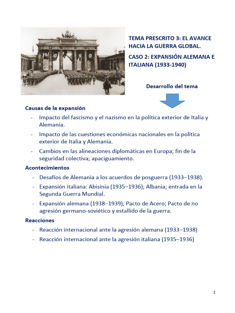 Causas Expansion Alemana | PDF