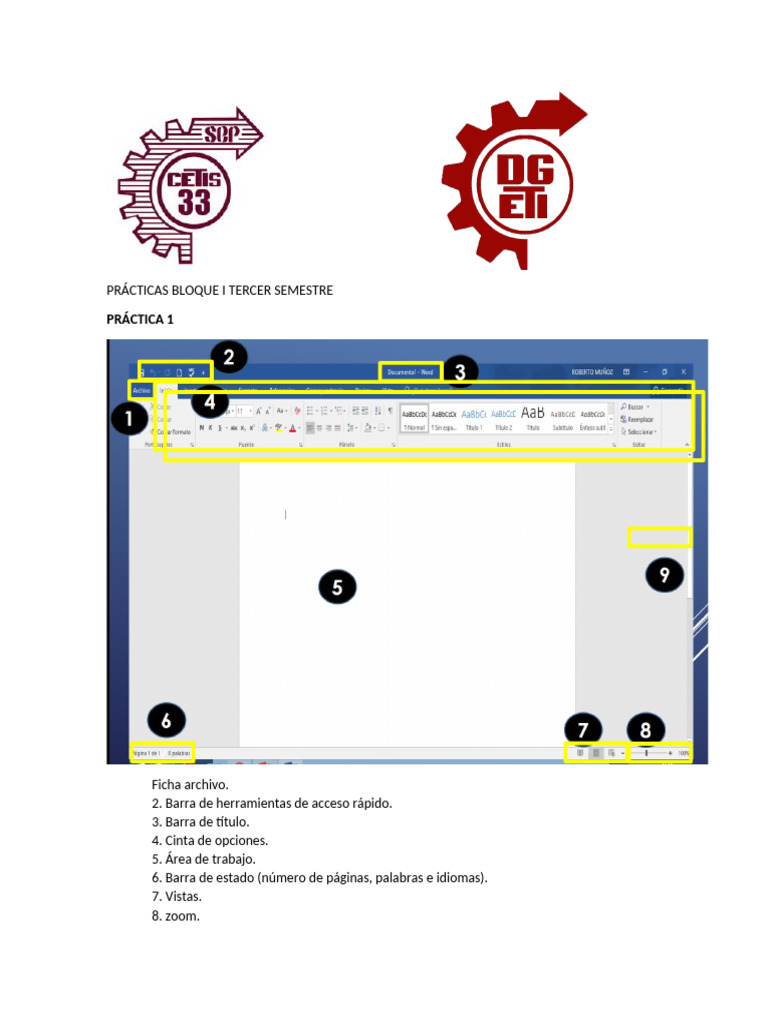 Prácticas Bloque I Tercer Semestre | PDF