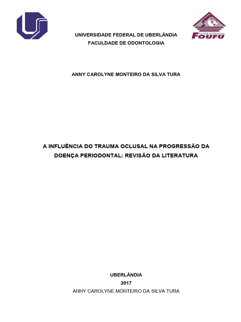 Artigo - 02 - InfluenciaTraumaOclusal | PDF