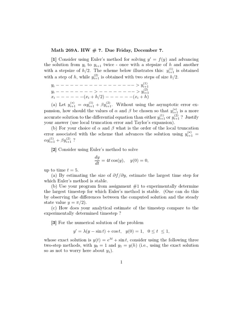 Math 269A. HW # 7. Due Friday, December 7. | PDF