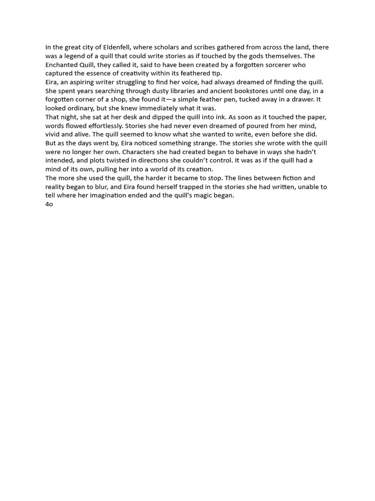 The Enchanted Quill | PDF