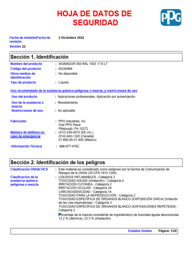 SIGMADUR 550H BASEpdf - Main | PDF